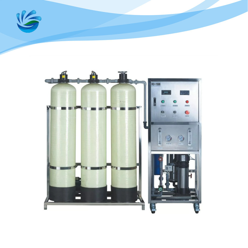500LPH Drinking Water RO System FRP Manual Control For Pure Water