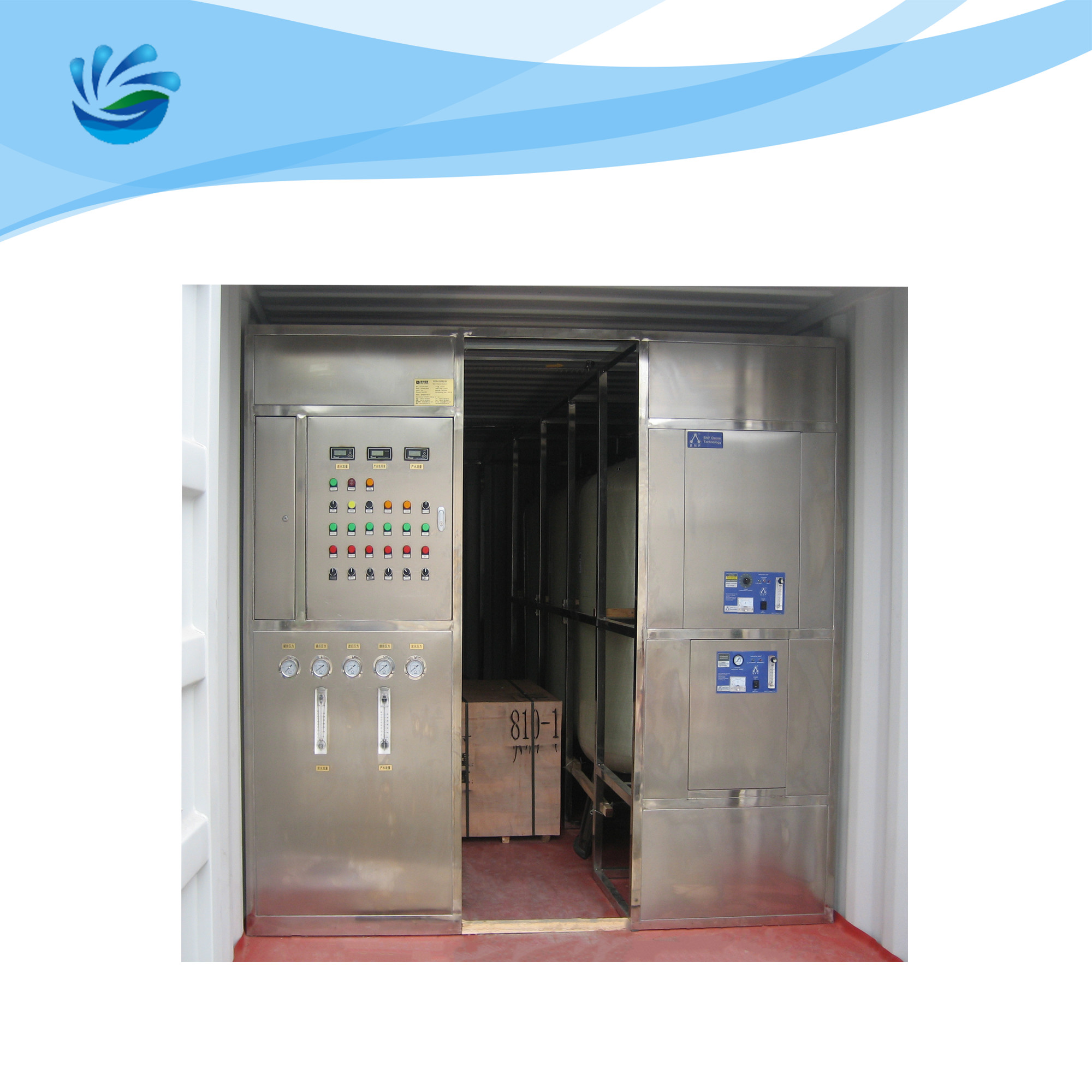6000LPH Containerized Water Treatment Plant Desalination
