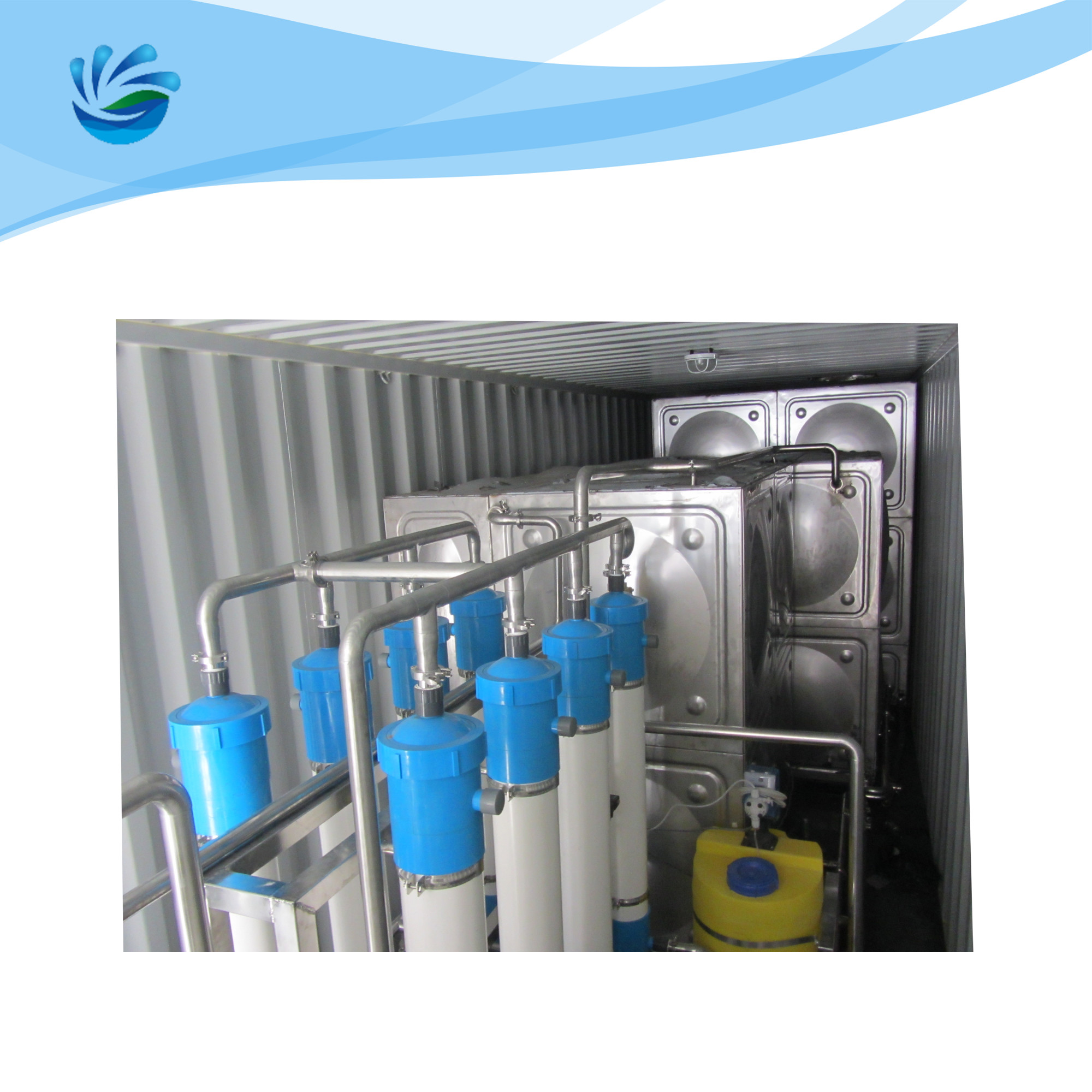 Containerized Reverse Osmosis Water Treatment Plant For Drinking Water