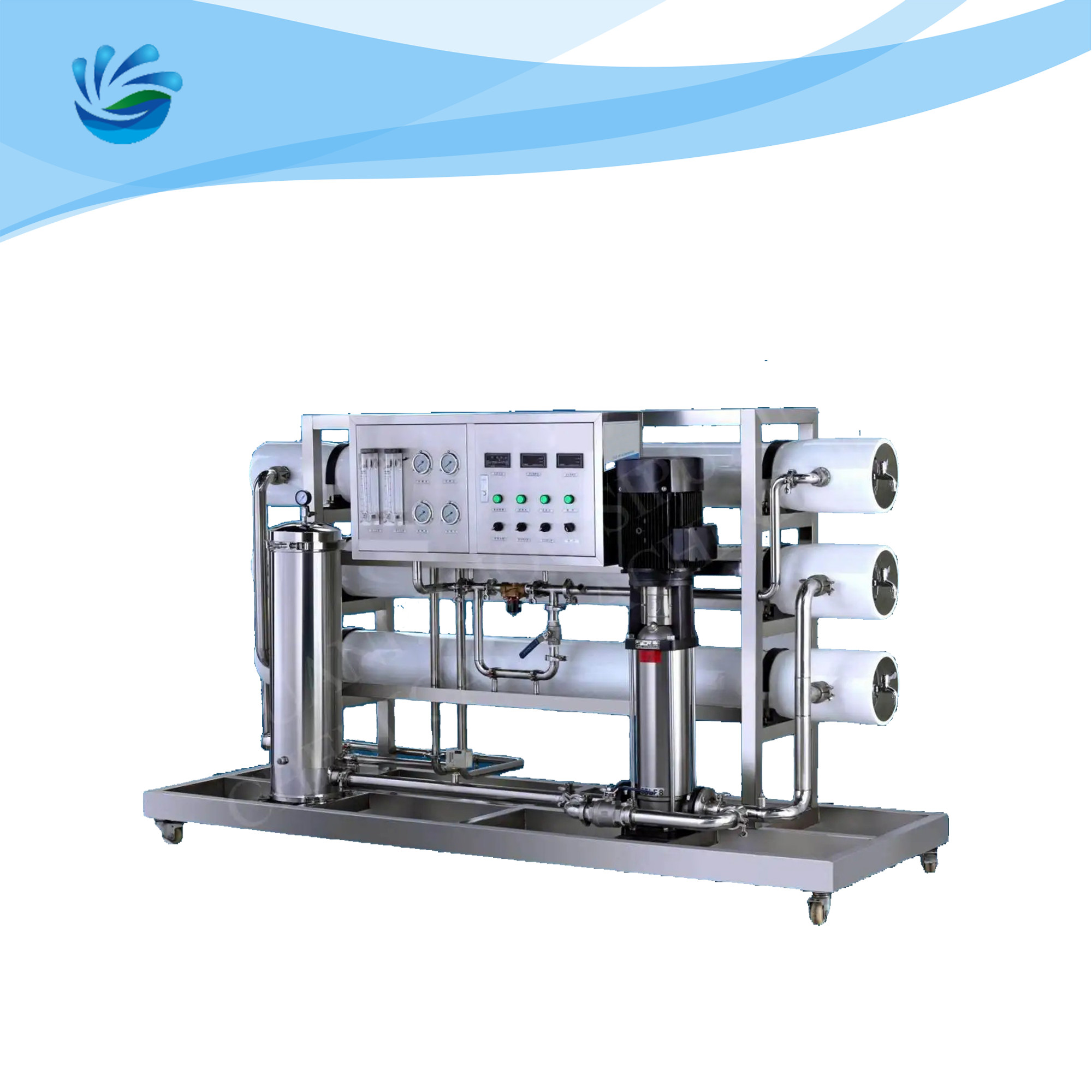 Industrial RO System 3TPH Brackish Water Desalination System Sand Filter