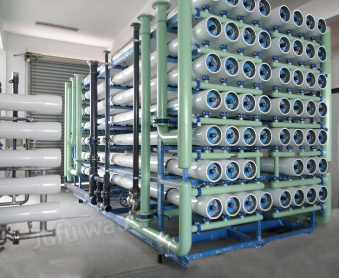 Industrial Two Stage RO Water Treatment System 20TPH FRP Filtration