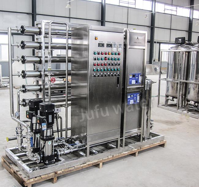 500LPH SS304 Drinking Water RO System Two Stage Reverse Osmosis Plant