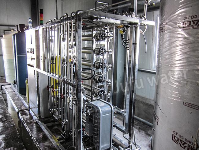 500LPH EDI Water Treatment Plant Two Stage RO System